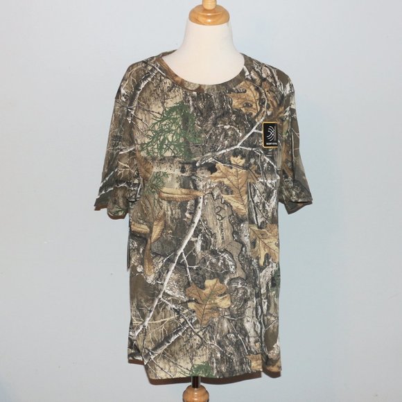 Realtree | Shirts | New Realtree Large Short Sleeve Scent Control Camo ...